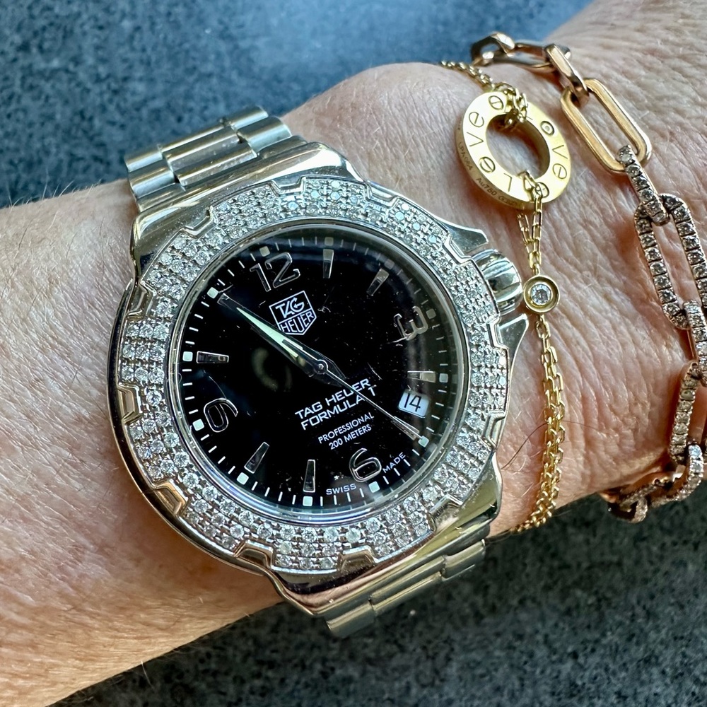 Tag Heuer - Diamond Bezel Watch. Excellent Condition … - Gem